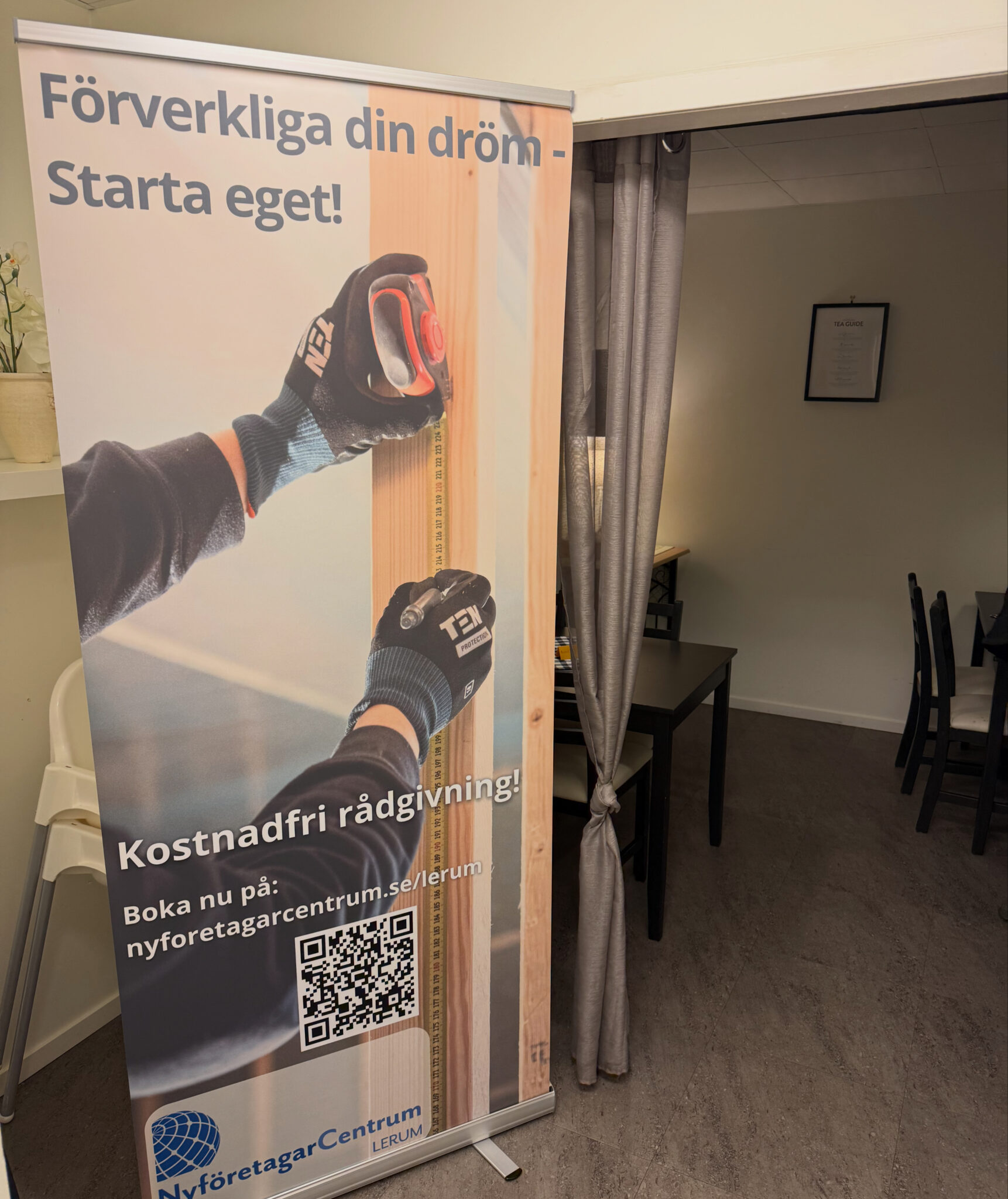 Lyckat event Grunder till Företagande i Gråbo på Mjörnbo Café - Lerum